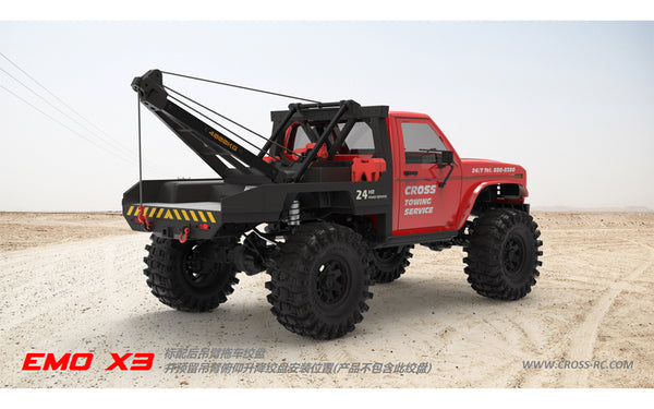Cross RC EMO X3 RTR Recovery Truck 1/8 Scale (Red) – Greens Models