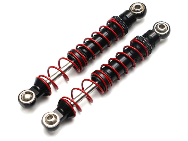 Boom Racing Rear Aluminum Double Spring Shocks 80mm w/ Optional Soft S ...