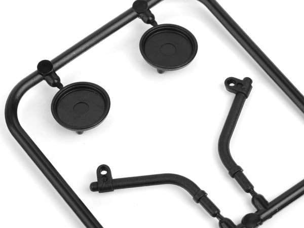 Boom Racing Rubber Side Mirrors for Land Rover® Series II for BRX02 88 ...