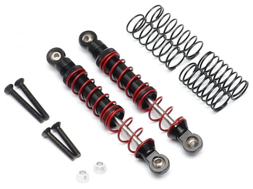 Boom Racing Rear Aluminum Double Spring Shocks 80mm w/ Optional Soft S ...