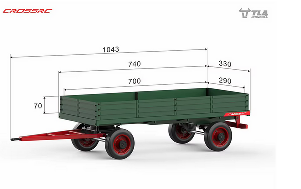 Cross RC TL4 Tractor T009 Full Trailer – Greens Models