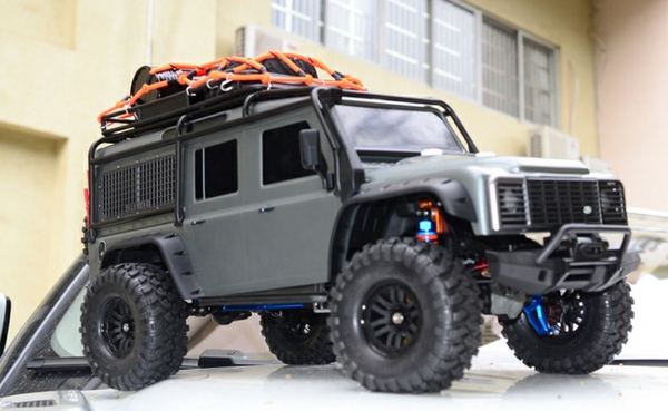 Traxxas TRX-4 Stainless Steel Side Window Mesh Guard (Defender ...