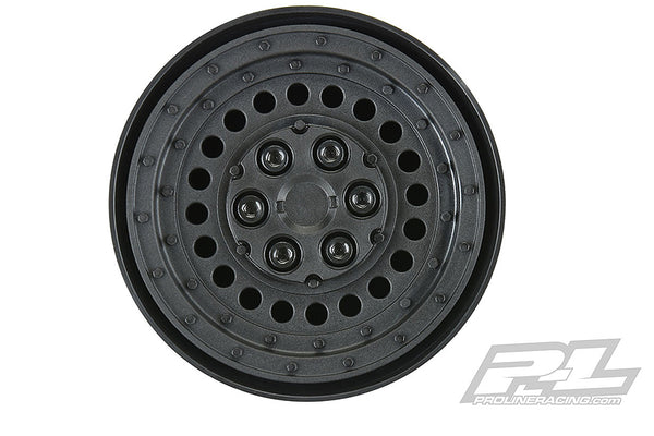 PROLINE CARBINE 1.9" BLACK PL. Internal Beadlock Dually Wheels – Greens ...